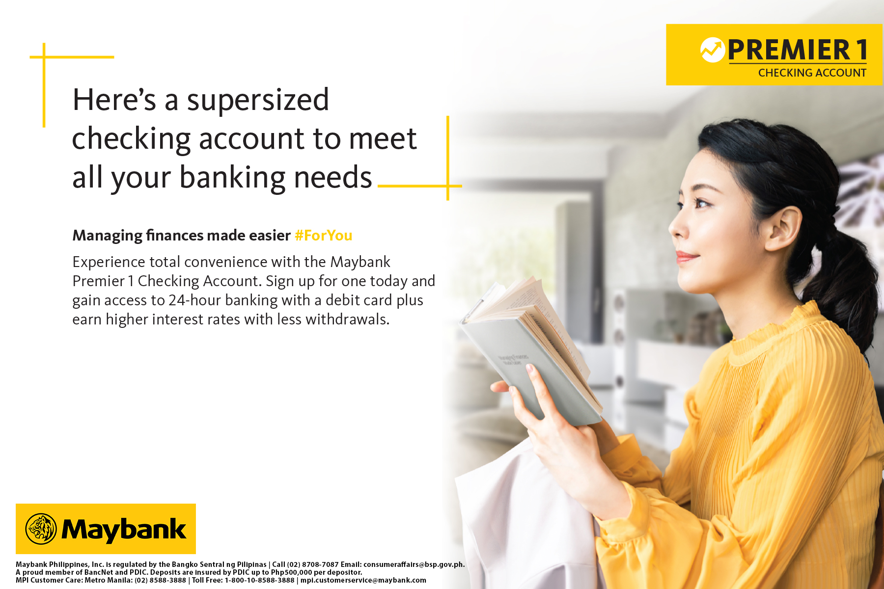Premier 1 Current Account | Maybank Philippines