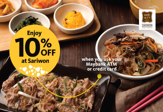 10% off at Sariwon