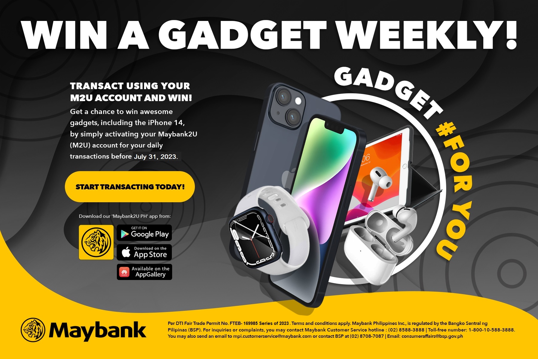 Promotions, Contest, Events | Maybank Philippines